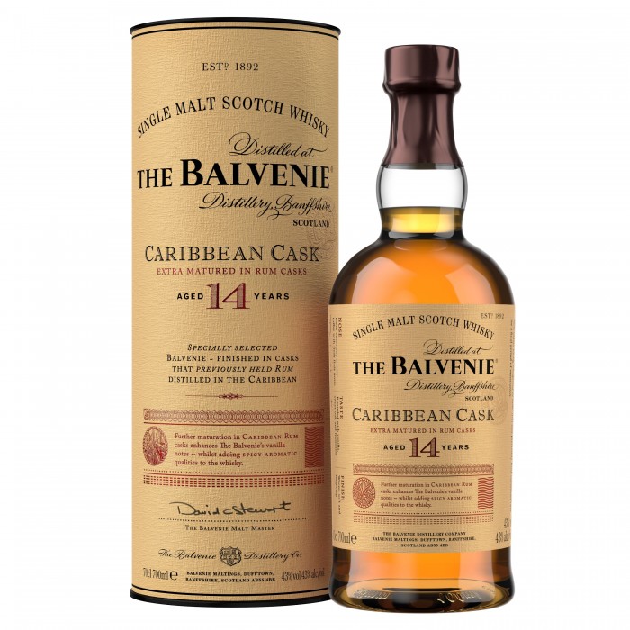 BALVENIE 14 YEARS CARIBBEAN CASK 70CL